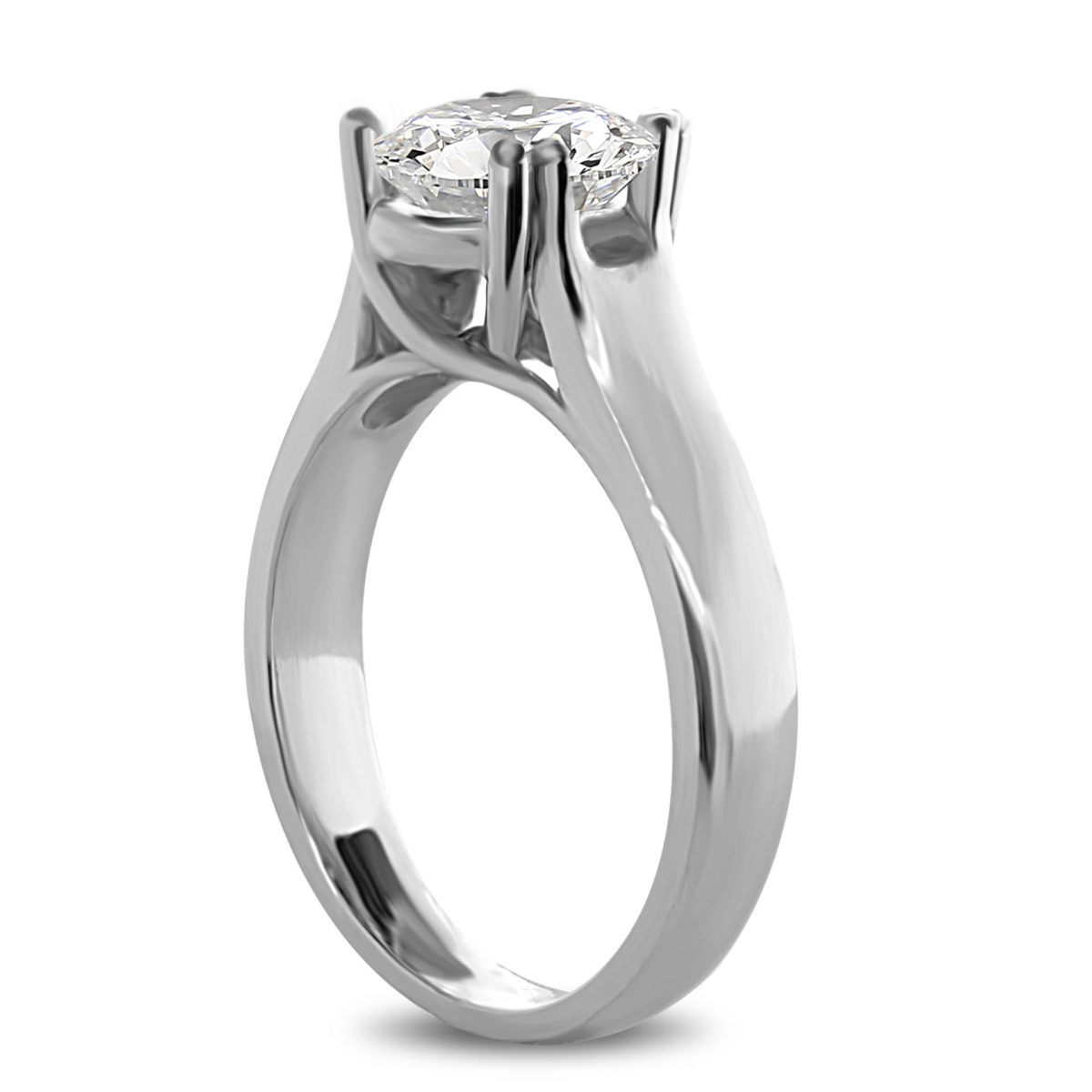 Double Prong Solitaire Ring - Sarkisians Jewelry